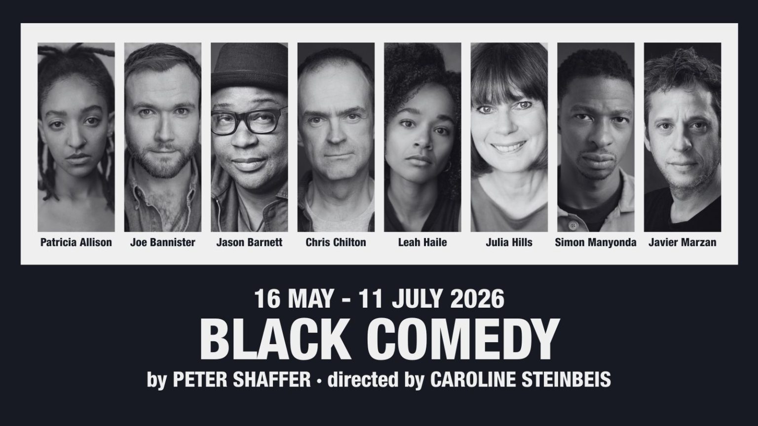 Full cast and creative team announced for BLACK COMEDY - Orange Tree ...